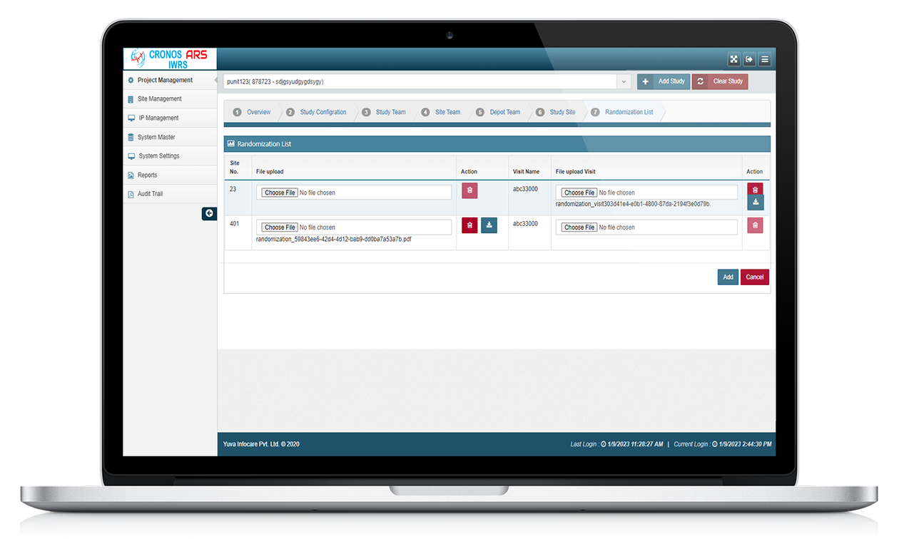 IWRS | IWRS Clinical Trial | IWRS Randomization Technology ARS IWRS ...